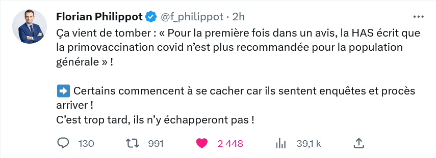 La Haute Autorité de Santé (HAS) ne préconise plus la vaccination pour ...