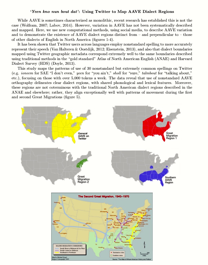 Variation in AAVE | Arnold Zwicky's Blog