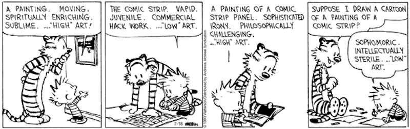 High art / low art | Arnold Zwicky's Blog