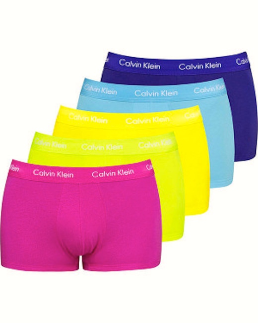 The Calvin Klein pentachromatic neon rainbow | Arnold Zwicky's Blog