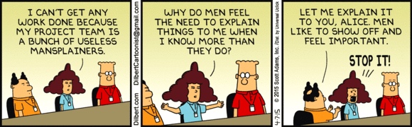 Mansplaining in the comics | Arnold Zwicky's Blog