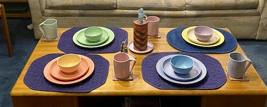 The dinner art installation | Arnold Zwicky's Blog