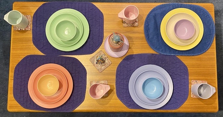 The dinner art installation | Arnold Zwicky's Blog