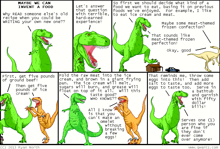 Cooking with T-Rex | Arnold Zwicky's Blog