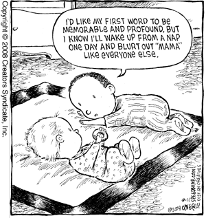 The first word | Arnold Zwicky's Blog