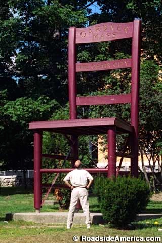 On the public art patrol: giant chairs | Arnold Zwicky's Blog