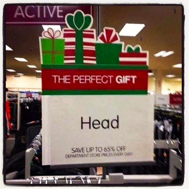 Give Head for Christmas! | Arnold Zwicky's Blog