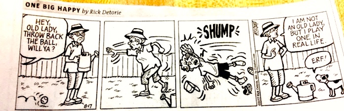 Playing an old lady | Arnold Zwicky's Blog