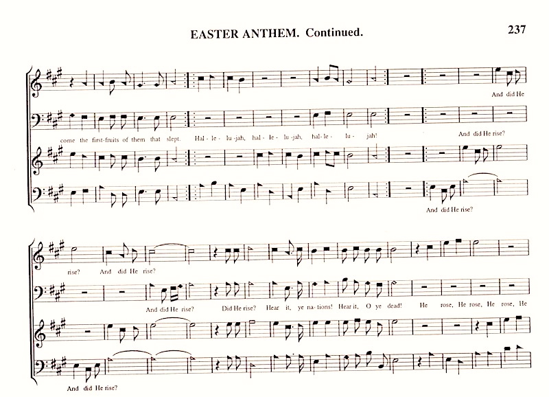Easter Anthem | Arnold Zwicky's Blog