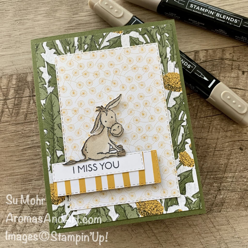 Darling Donkey In Dandy Garden - Aromas and Art