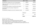 Aroundwire Free Bus Charters Invoice Template