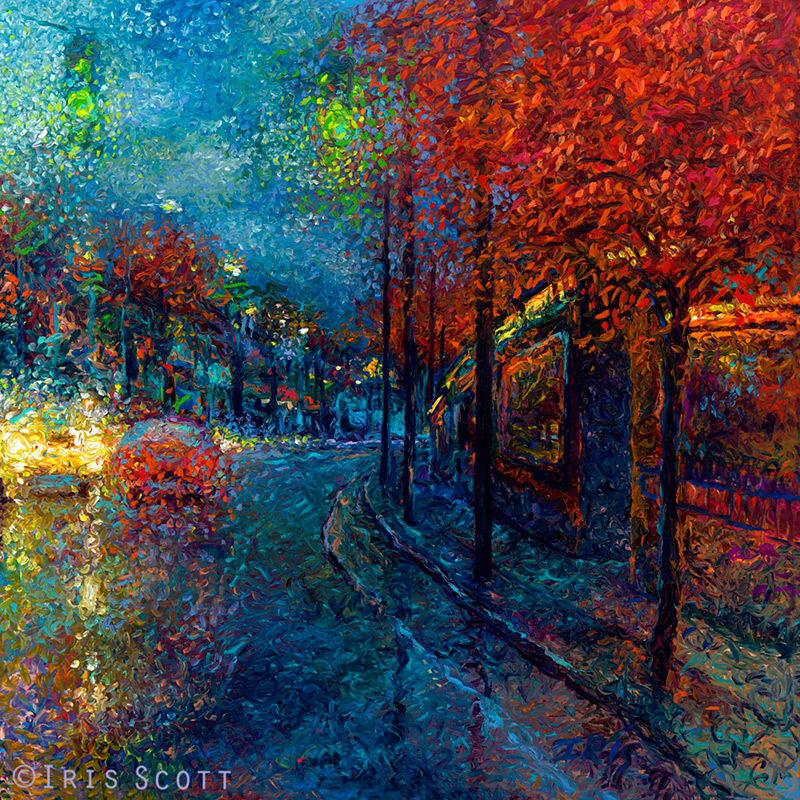 Asombrosas pinturas con los dedos de Iris Scott – Arte Feed