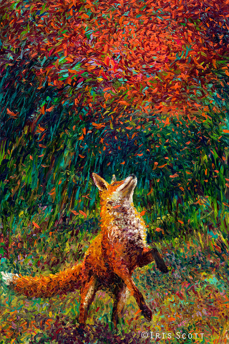 Asombrosas pinturas con los dedos de Iris Scott – Arte Feed