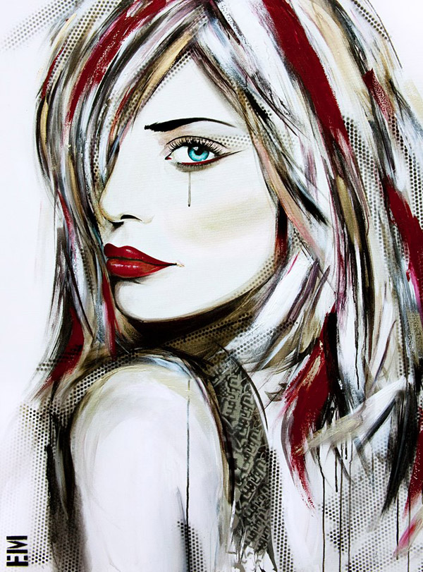 Originales retratos de Emma Sheldrake – Arte Feed