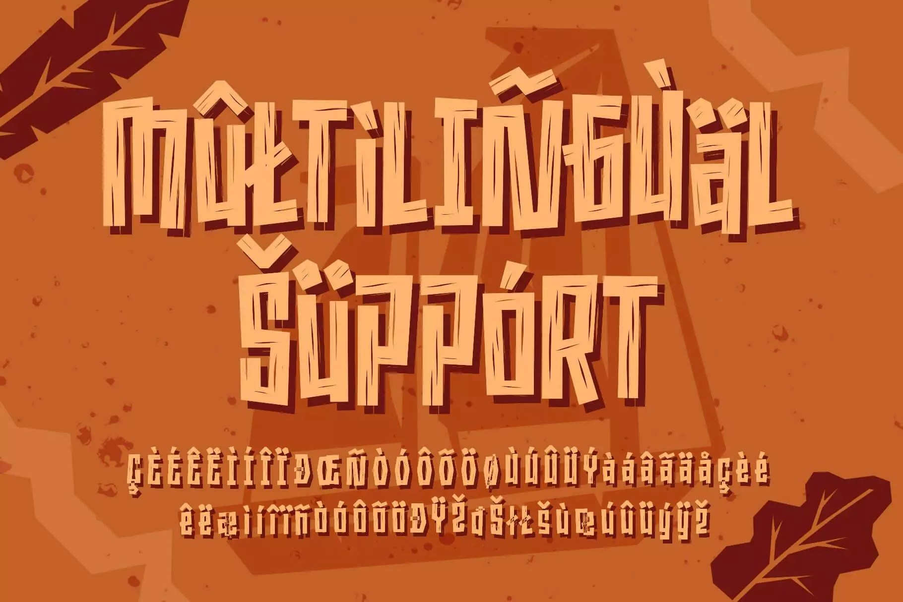 Naluka - Ethnic Font with Extras - Arterfak Project