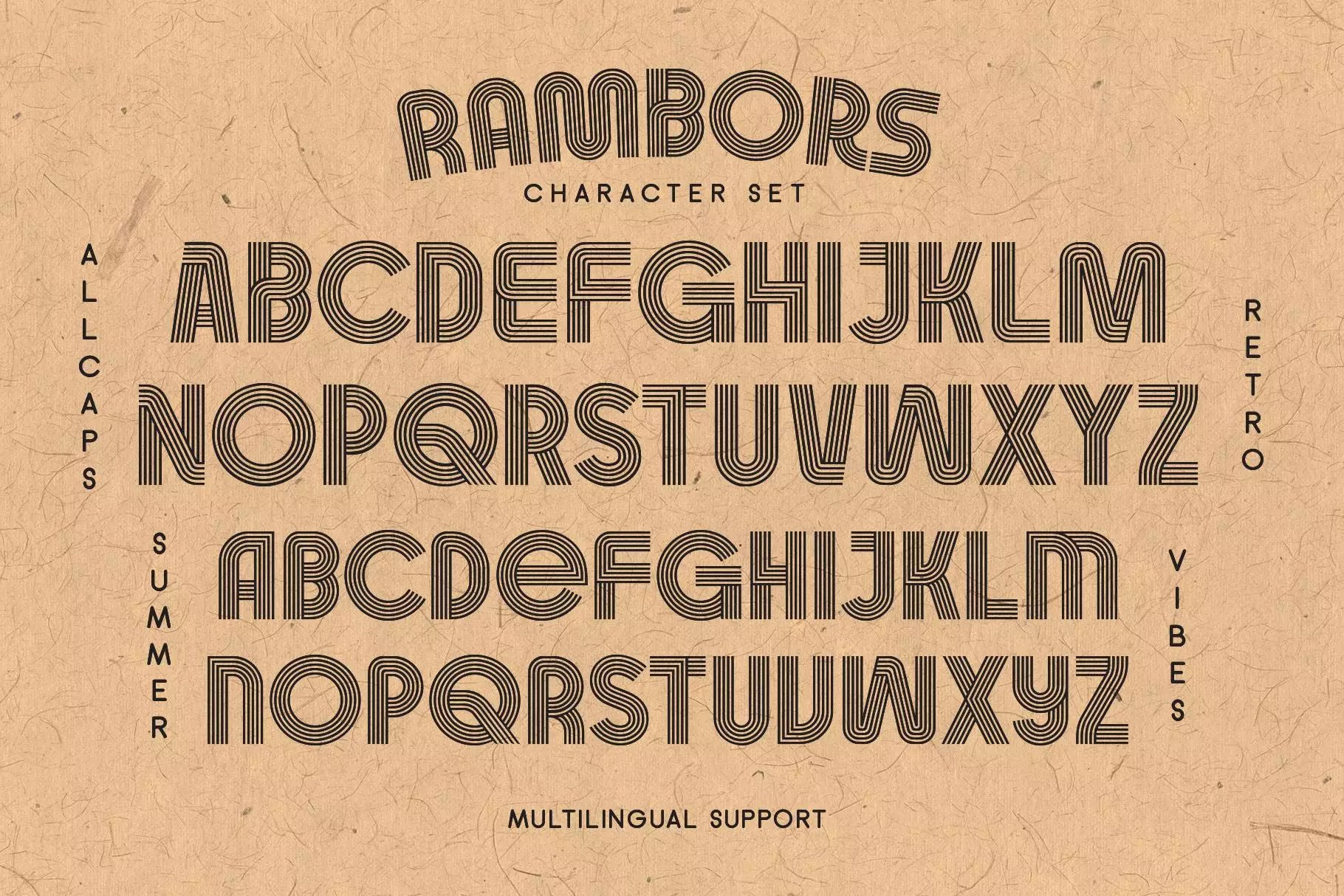 Rambors - Retro Font - Arterfak Project