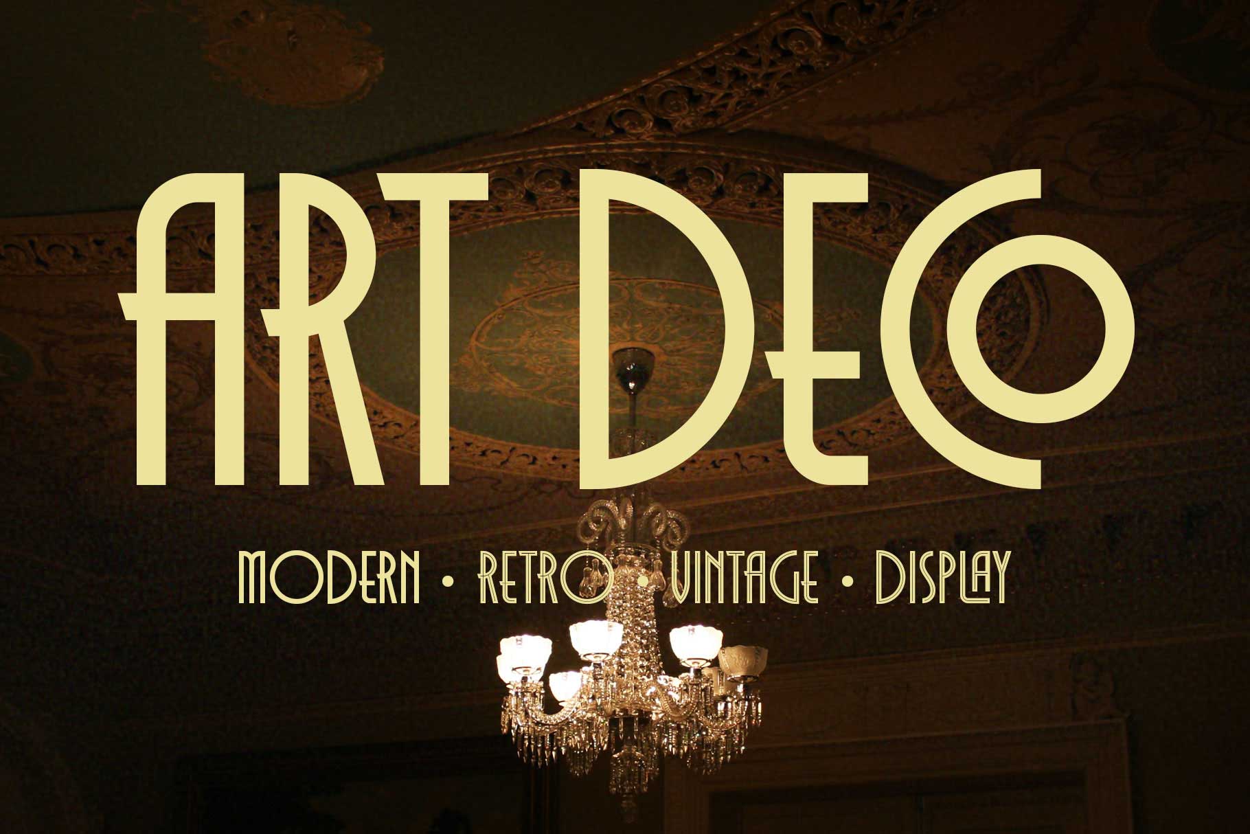 Art Deco Modern Font