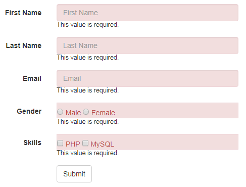 parsley-errors - Artisans Web