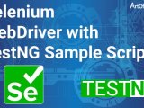 Selenium With Java Example Selenium Testng Sample Script