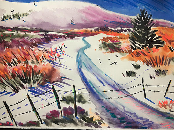 David Zander – Edge of the Big Woods Art Wander