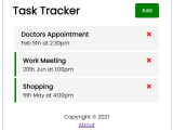 Task Tracker React Task Tracker