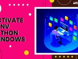 Activate Venv Python Windows