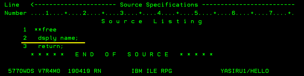 Compiler Errors Rpgle Tutorial Rpgle Tutorial As400 Iseries