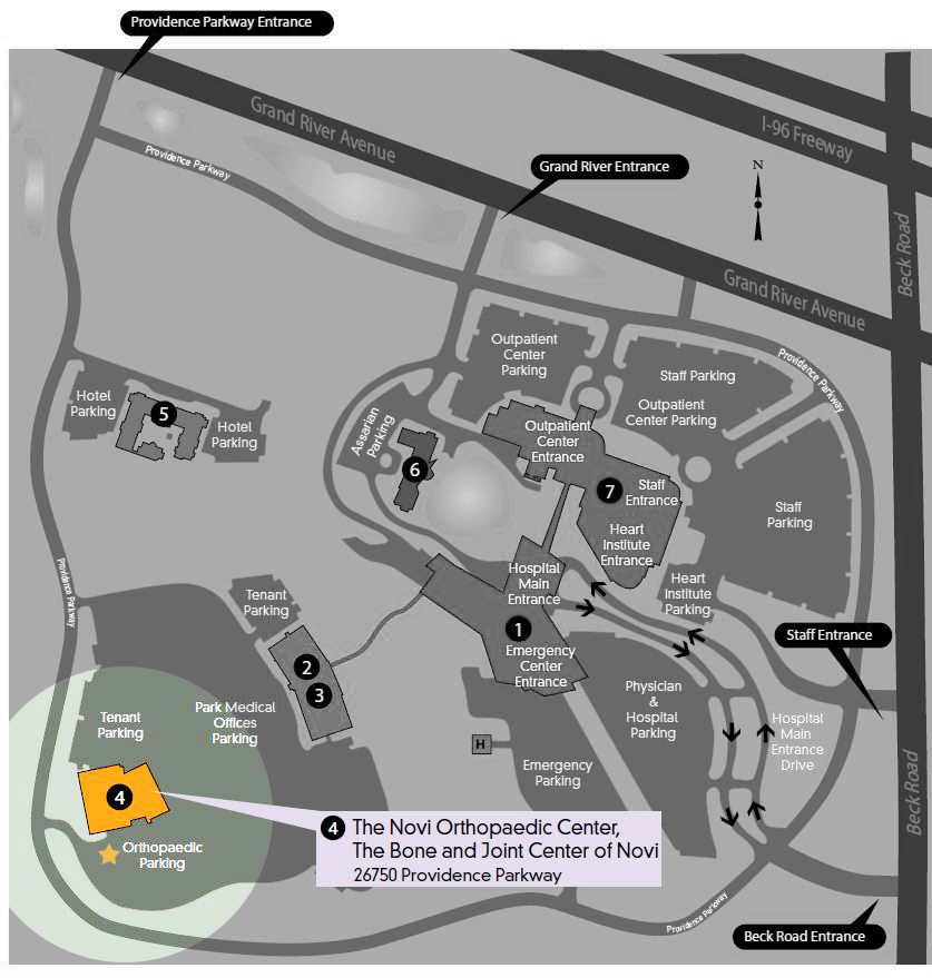 Directions « Bone and Joint Surgery Center of Novi