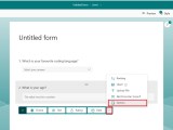 Sections In Microsoft Forms