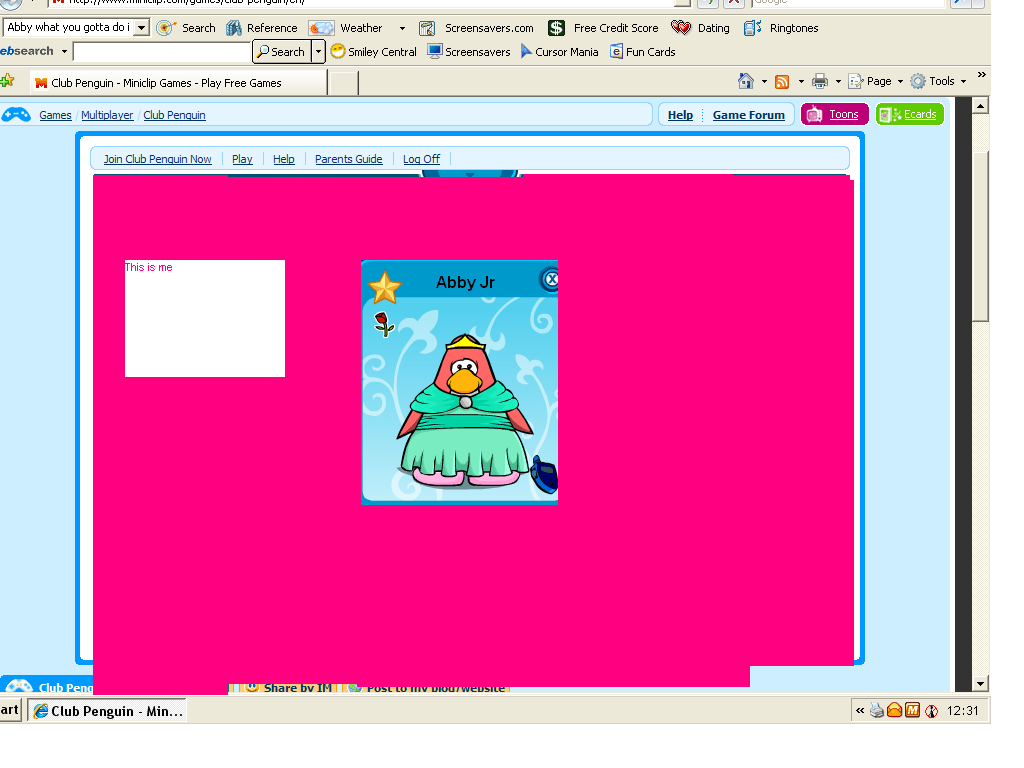 My Cp story | Club penguin site