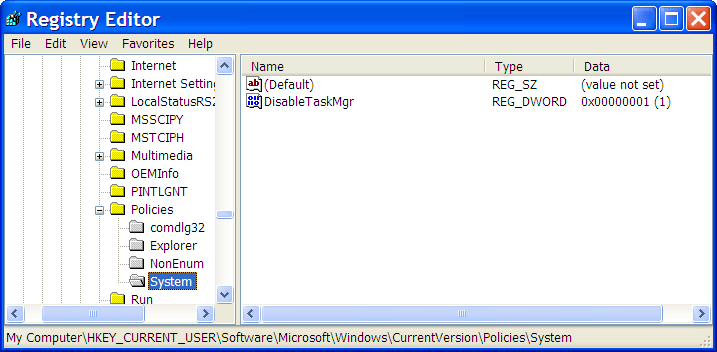 Mengaktifkan kembali Task Manager yang ter-disable | ABANG YULI
