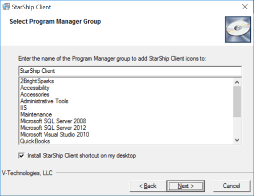 StarShip Client Installation · StarShip