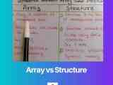 Array Vs Structure Difference And Comparison