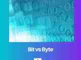 Bit Vs Byte Difference And Comparison