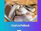 Cod Vs Pollock Difference And Comparison