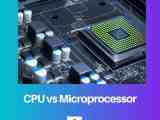 Cpu Vs Microprocessor Difference And Comparison