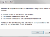 Remote Desktop Connection Error The Connection Was Denied A