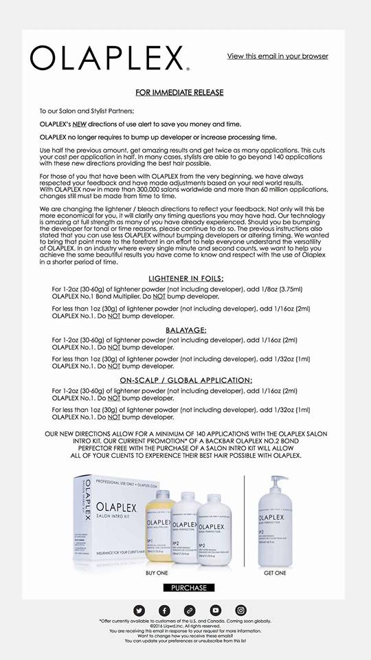 Olaplex - Instructions - AskMags.com
