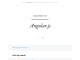 Angular Js Cheatsheet
