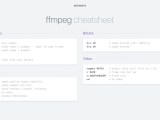 Ffmpeg Cheatsheet
