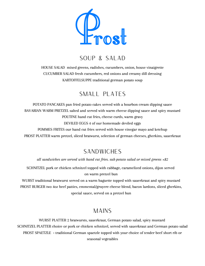 Prost DC, a Bavarian Beer Hall, Opens Oct. 22 in Mount Vernon Triangle