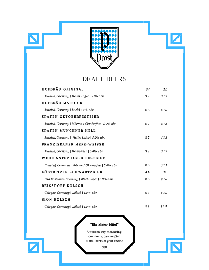 Prost DC, a Bavarian Beer Hall, Opens Oct. 22 in Mount Vernon Triangle