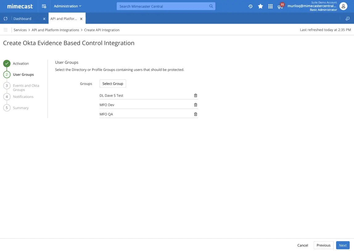 Okta Mimecast Tech Partners Mimecast