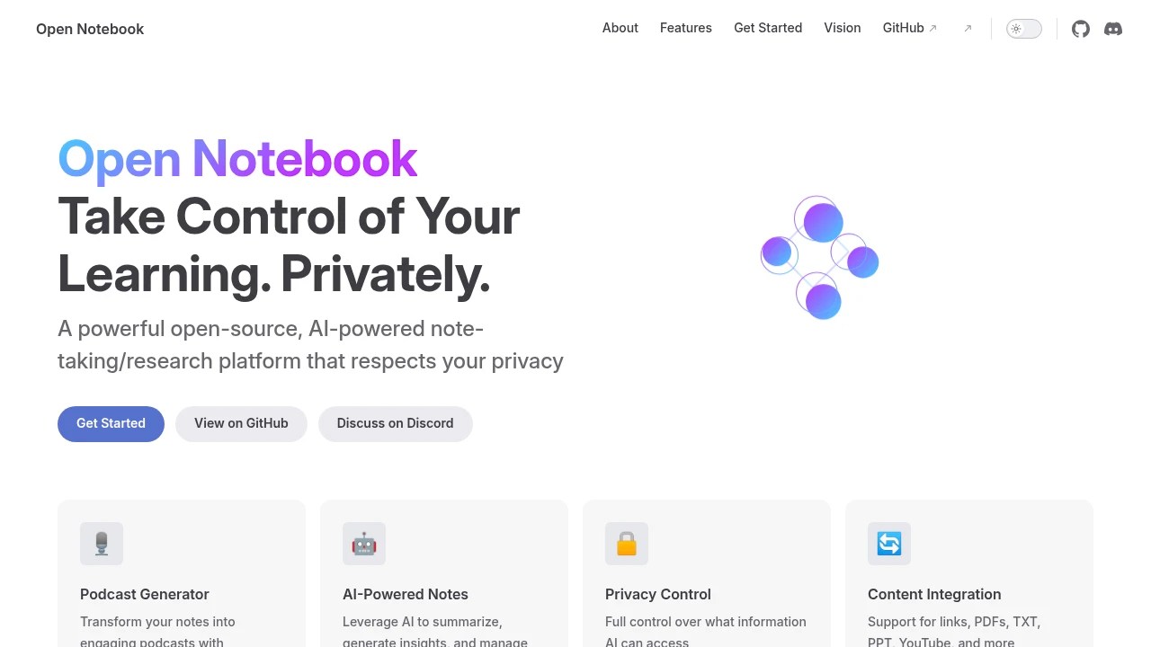 Best Open Source Notebooklm Alternatives In 2025 Openalternative