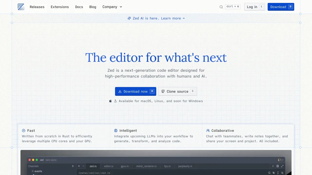 Zed Open Source Alternative To Cursor Kiro And Windsurf Openalternative