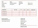 Web Design Development Invoice Templates Excel Word Pdf