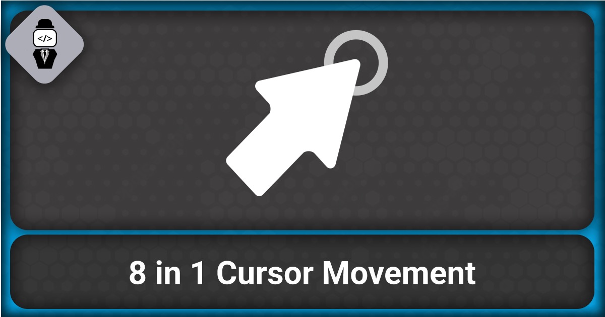 8 In 1 Cursor Movement Input Management Unity Asset Store