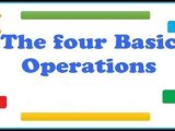 Four Basic Operations Of Mathematics Assignment Point