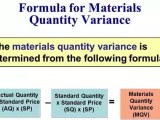 Material Quantity Variance Mqv Assignment Point