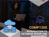 Comp1350 Introduction To Database Design And Management